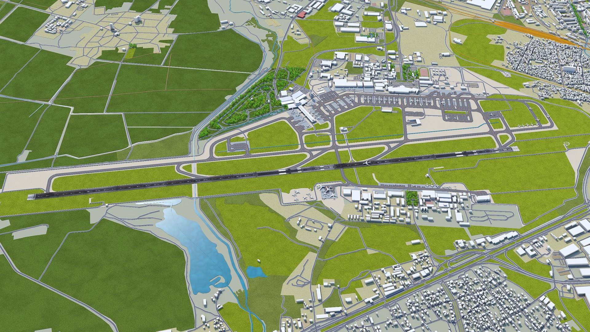 3D Sofia Airport - TurboSquid 2016209