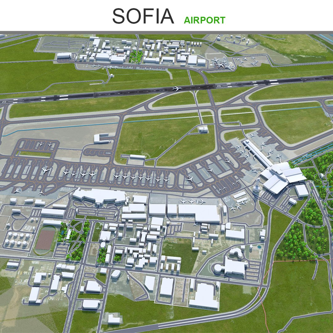 3D Sofia Airport - TurboSquid 2016209