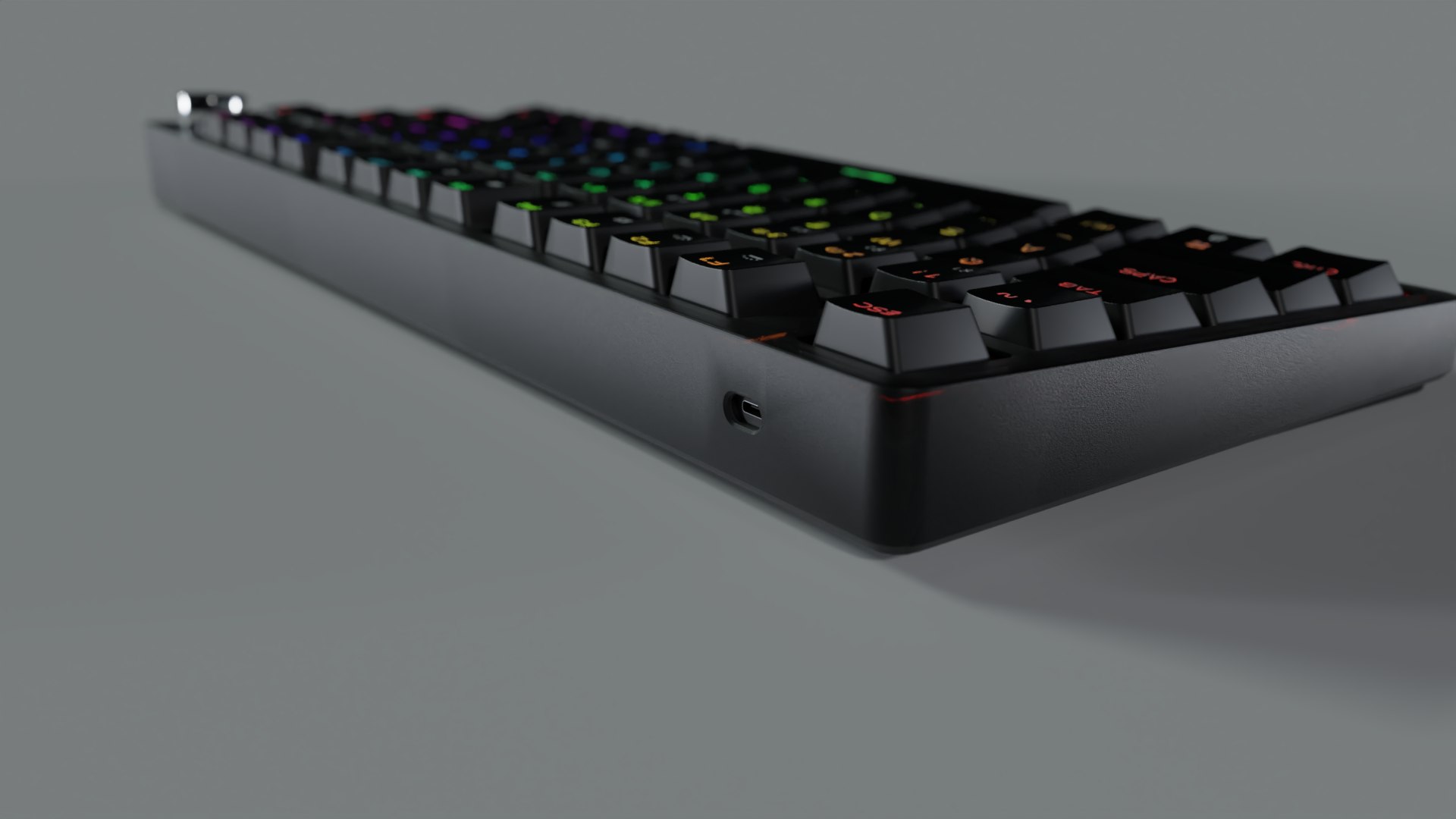 3D Model VortexSeries GT-8 Wireless RGB Mechanical Keyboard Smokey Black Edition - TurboSquid ...