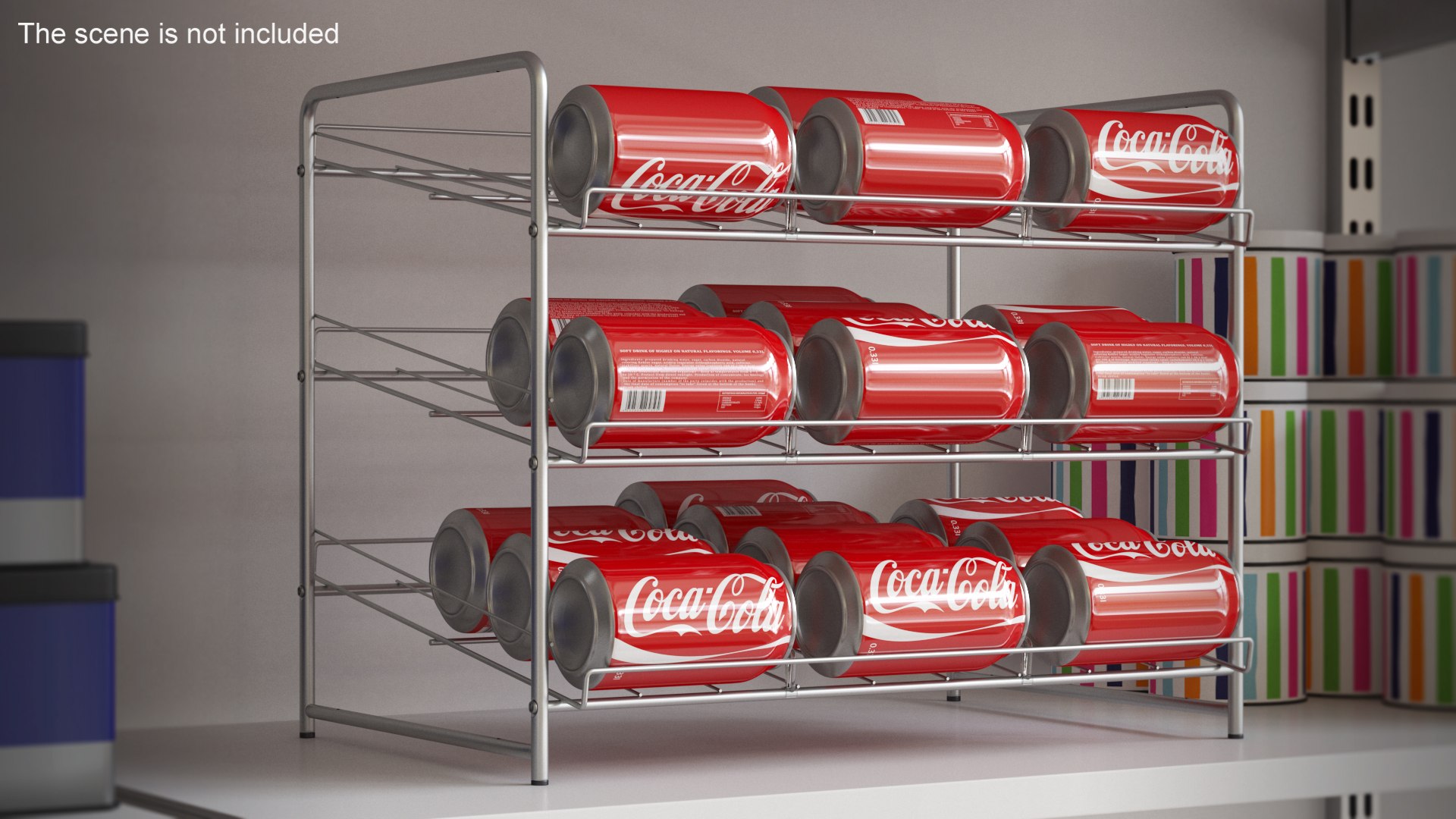 Soda Can Dispenser With Cola Cans 3D Model - TurboSquid 2021246