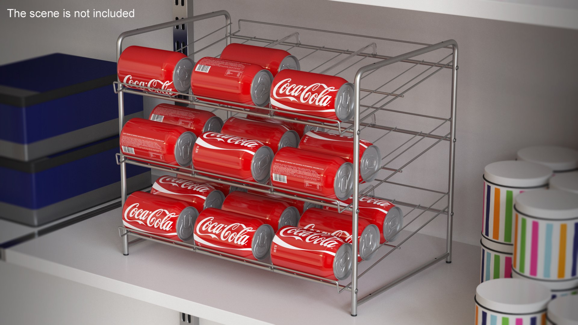 Soda Can Dispenser With Cola Cans 3D Model - TurboSquid 2021246
