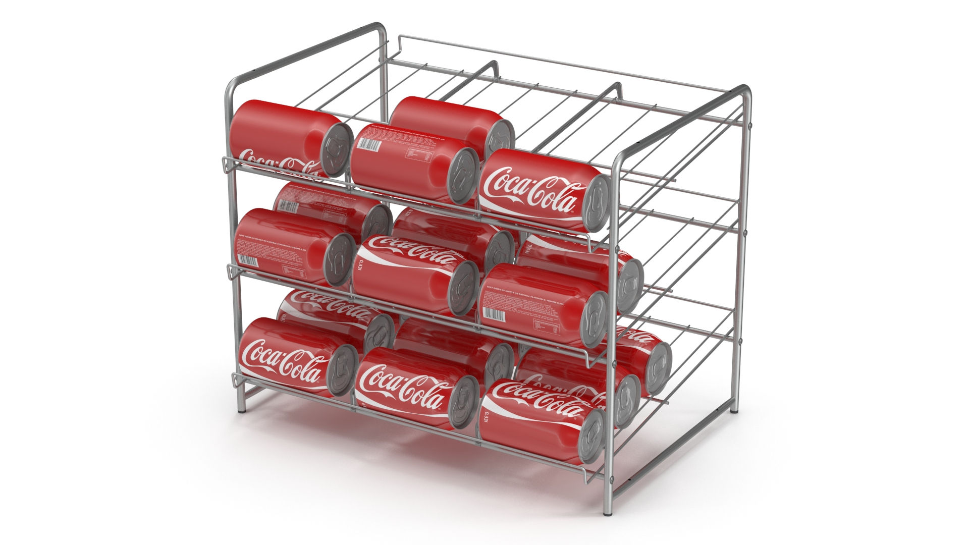Soda Can Dispenser With Cola Cans 3D Model - TurboSquid 2021246