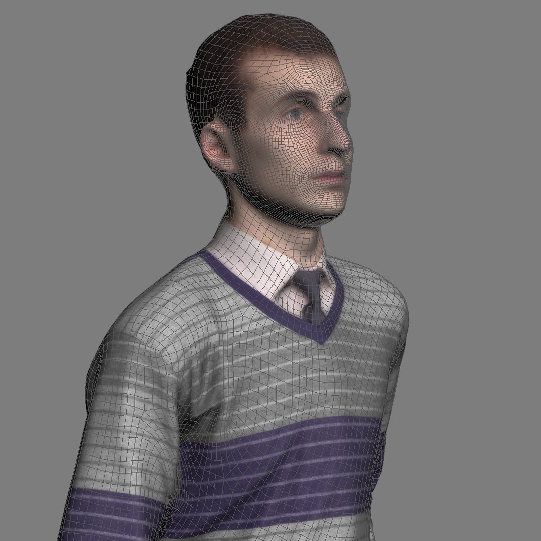 3d realistic human model