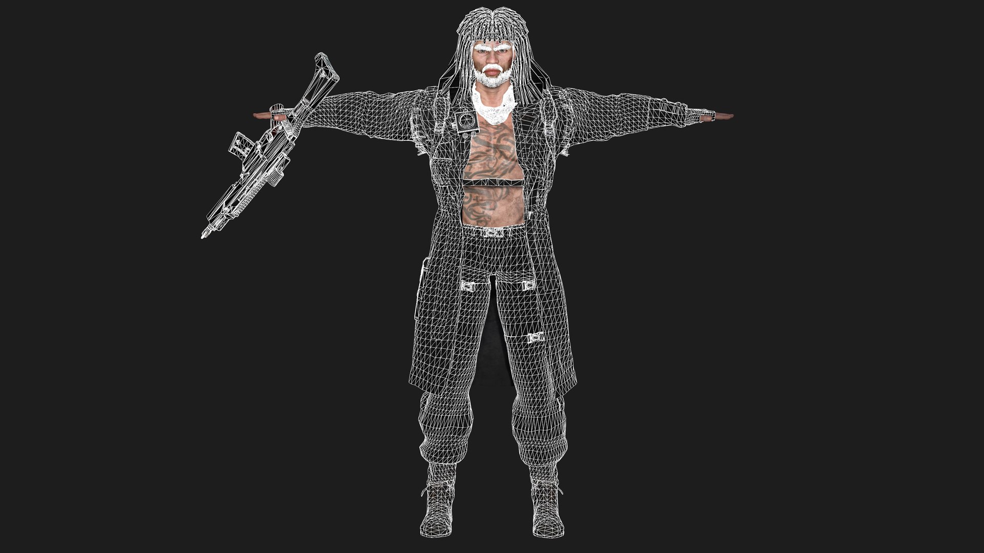 3D AAA 3D REALISTIC MAN CHARACTER -SHOOTER ACTION HEROES RAMBO Model ...