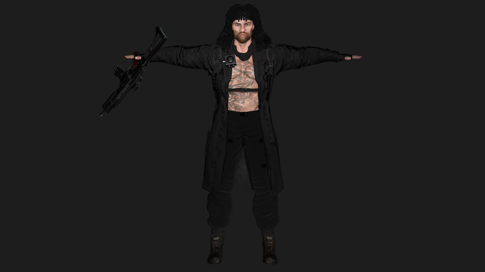 3D AAA 3D REALISTIC MAN CHARACTER -SHOOTER ACTION HEROES RAMBO Model ...