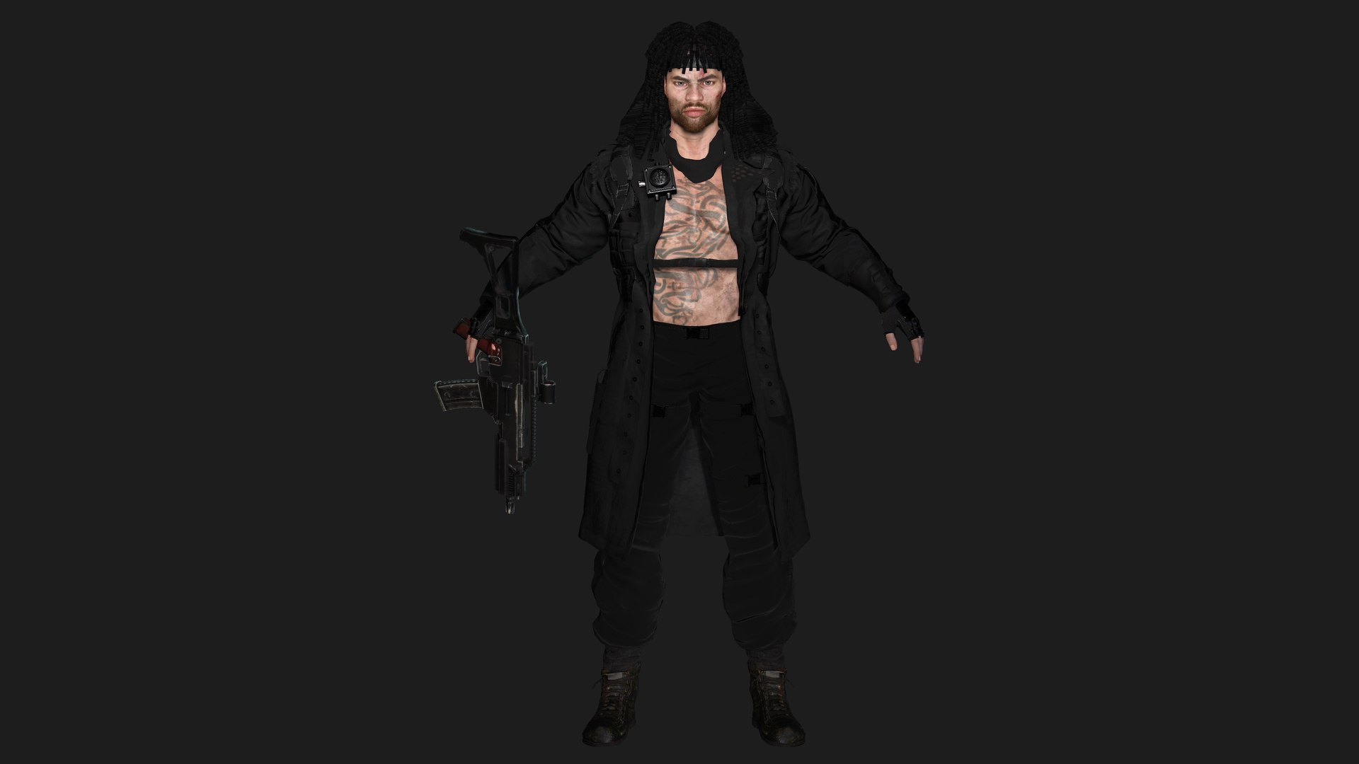 3D AAA 3D REALISTIC MAN CHARACTER -SHOOTER ACTION HEROES RAMBO Model ...