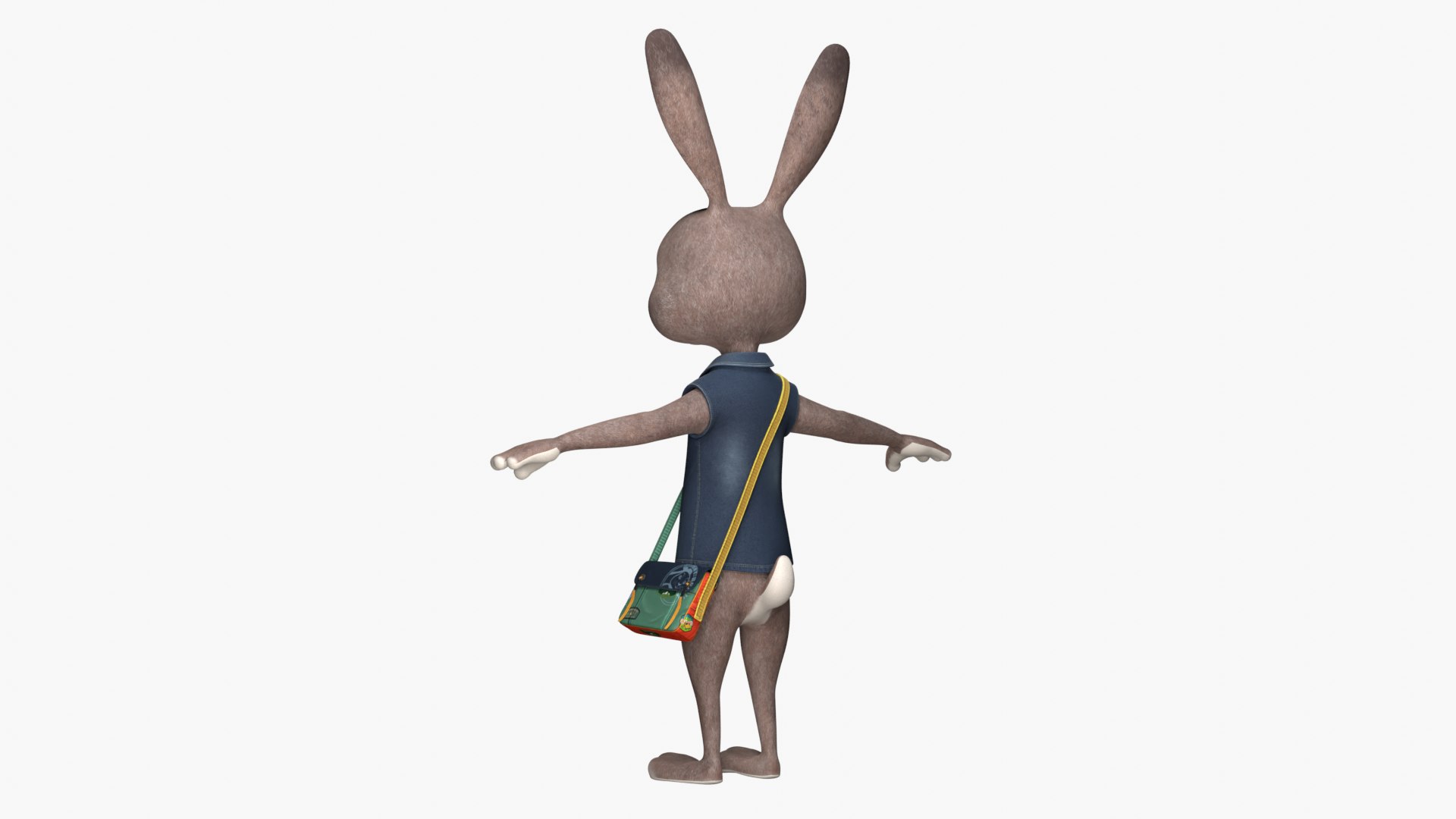Cartoon Rabbit 3D Model - TurboSquid 2171117