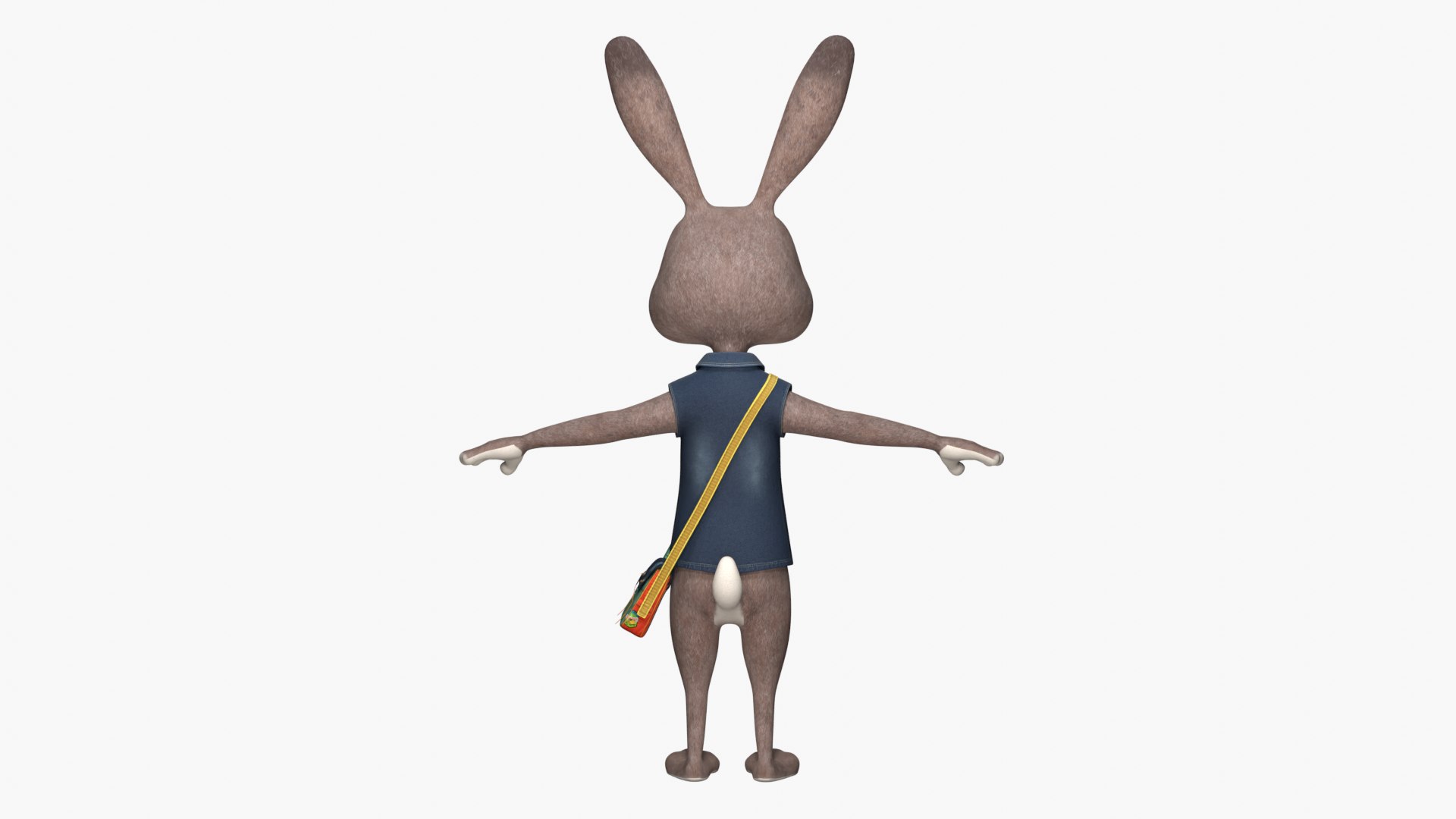 Cartoon Rabbit 3D Model - TurboSquid 2171117