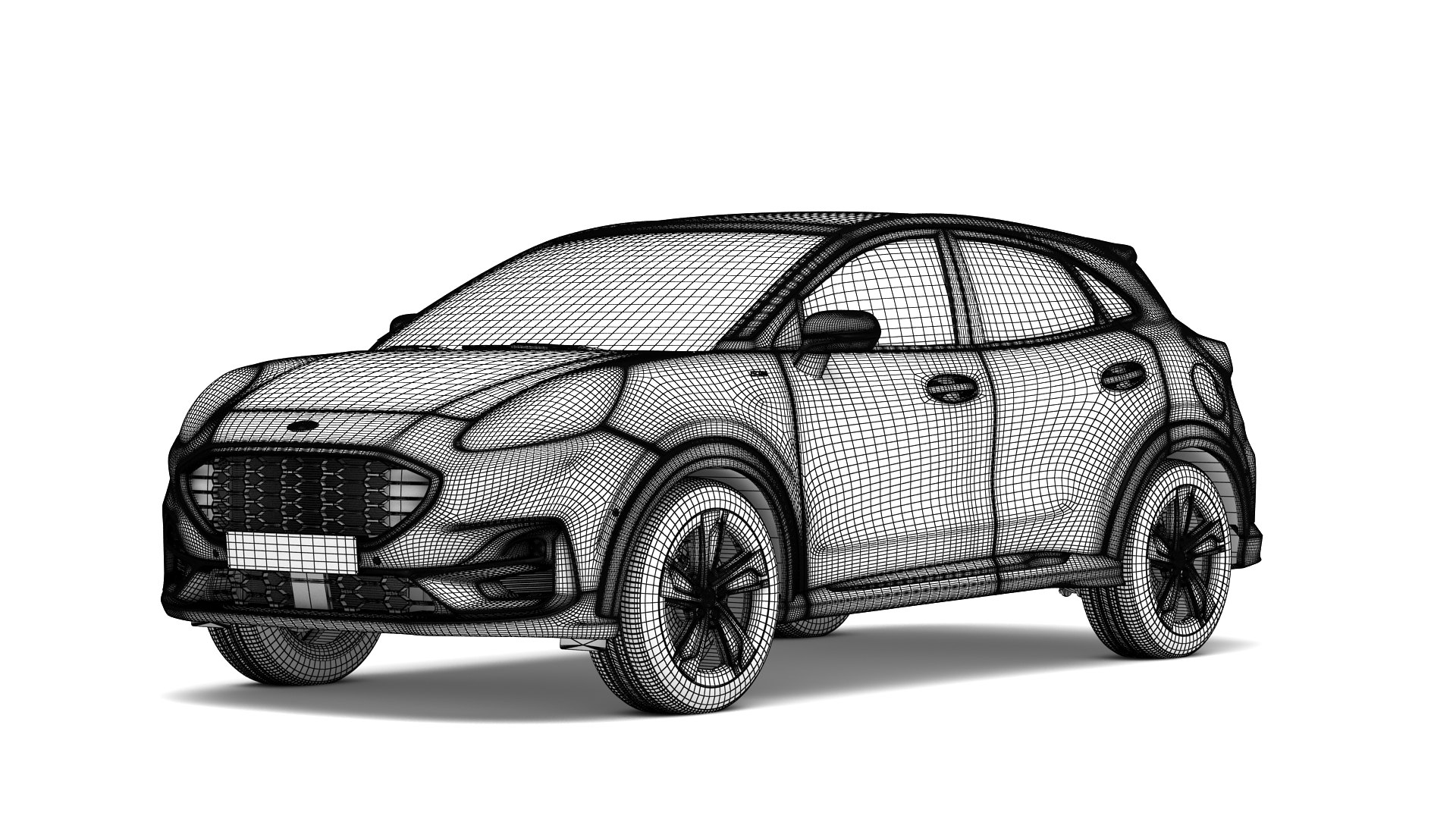 Ford Puma 2021 3D Model - TurboSquid 1835236