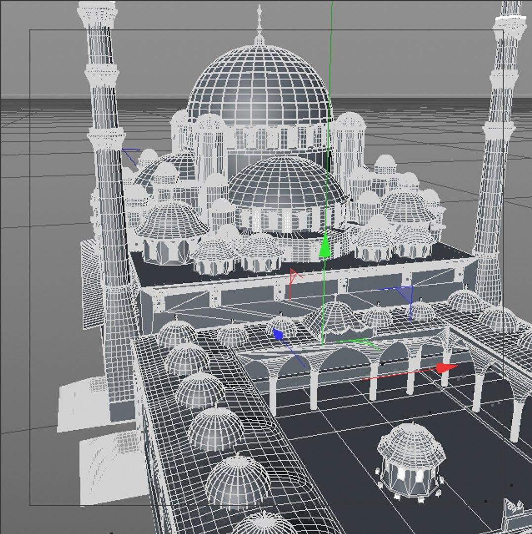 Istanbul New Mosque 3D Model - TurboSquid 1365651