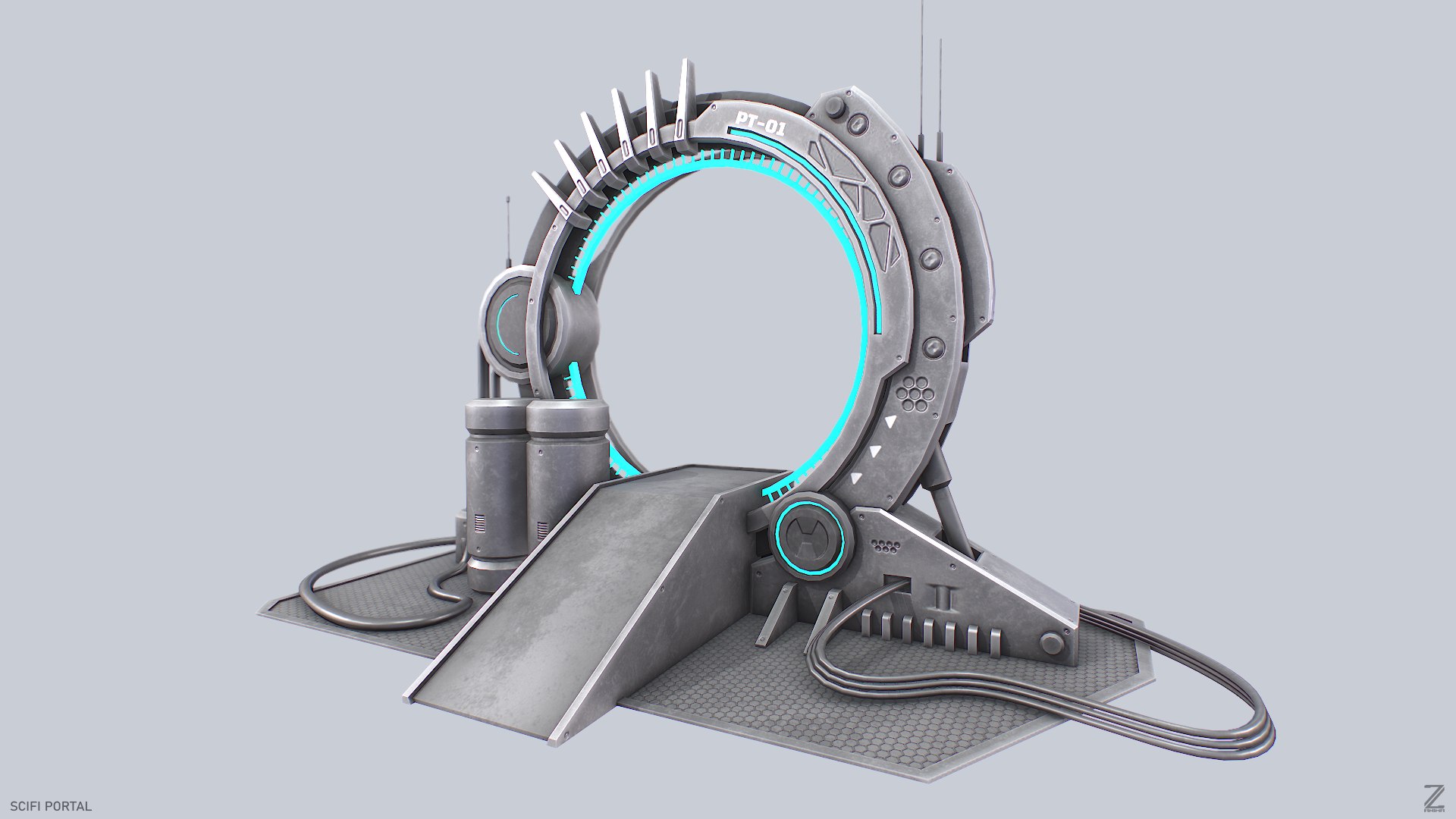 modelo 3d Portal de ciencia ficción - TurboSquid 2204911