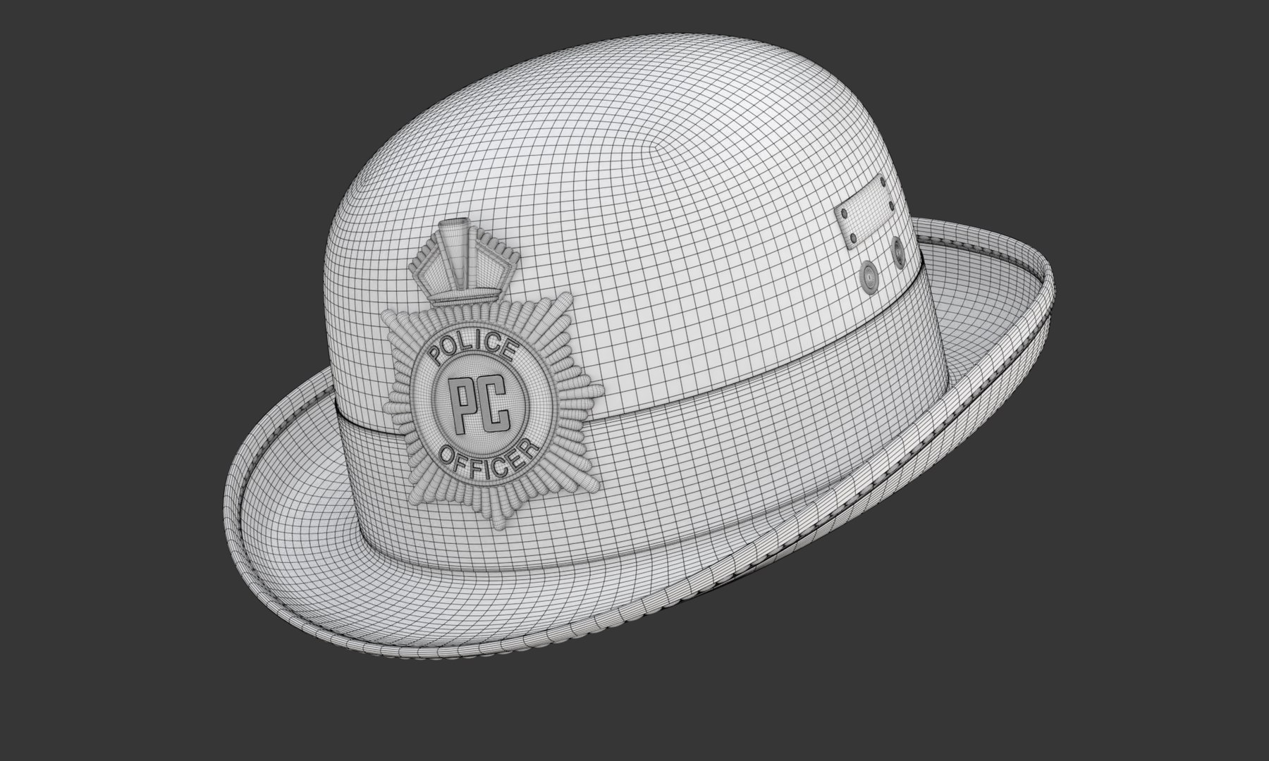 3D Police Woman Hat - TurboSquid 2152642
