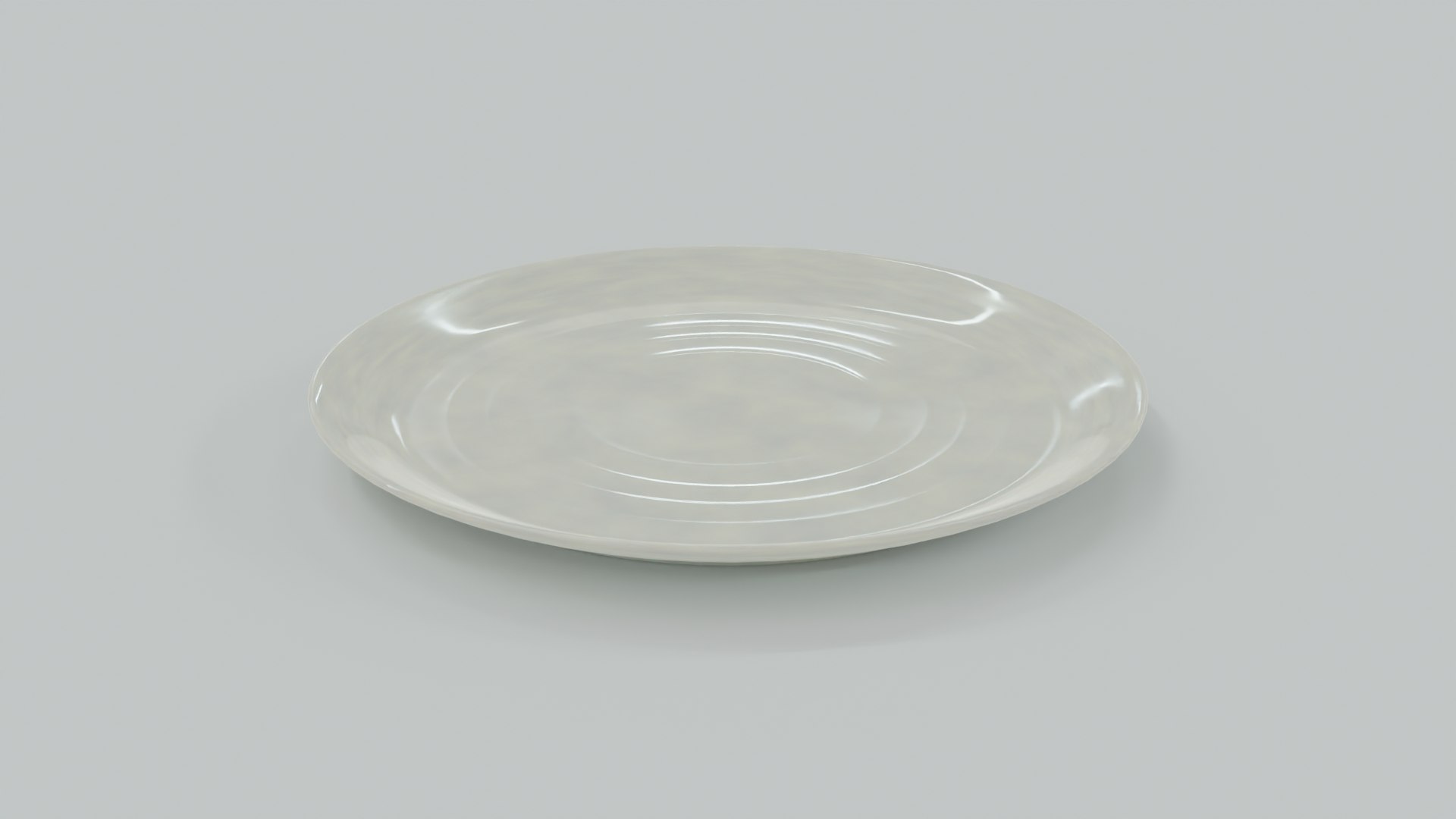 Ceramic Plate With Rings 3D Model - TurboSquid 1984834
