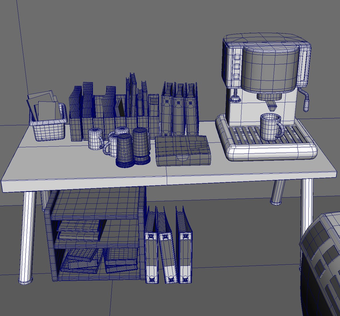 3d Scene Cartoon Model