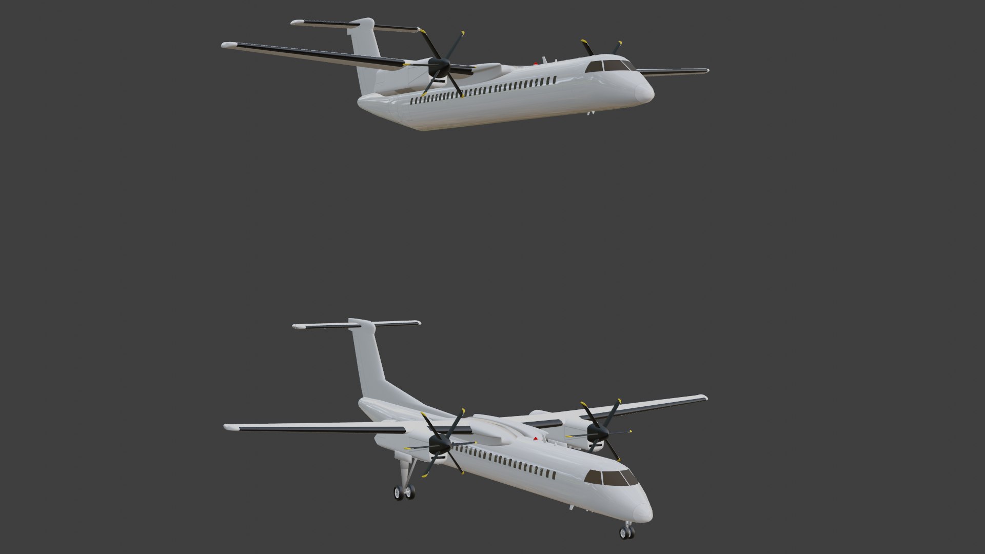Bombardier Q400 3D - TurboSquid 1669129
