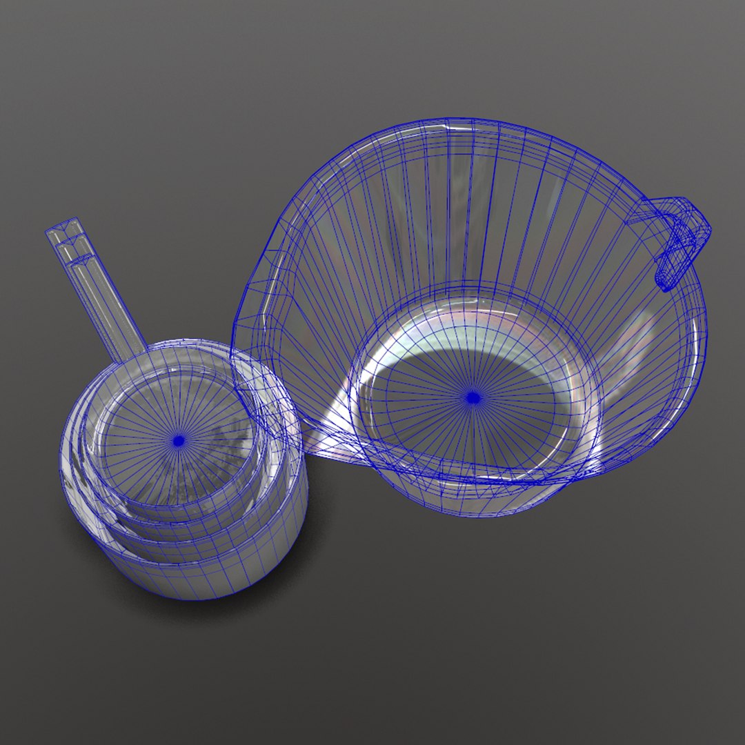 Measuring Cups 3D Model - TurboSquid 1289678