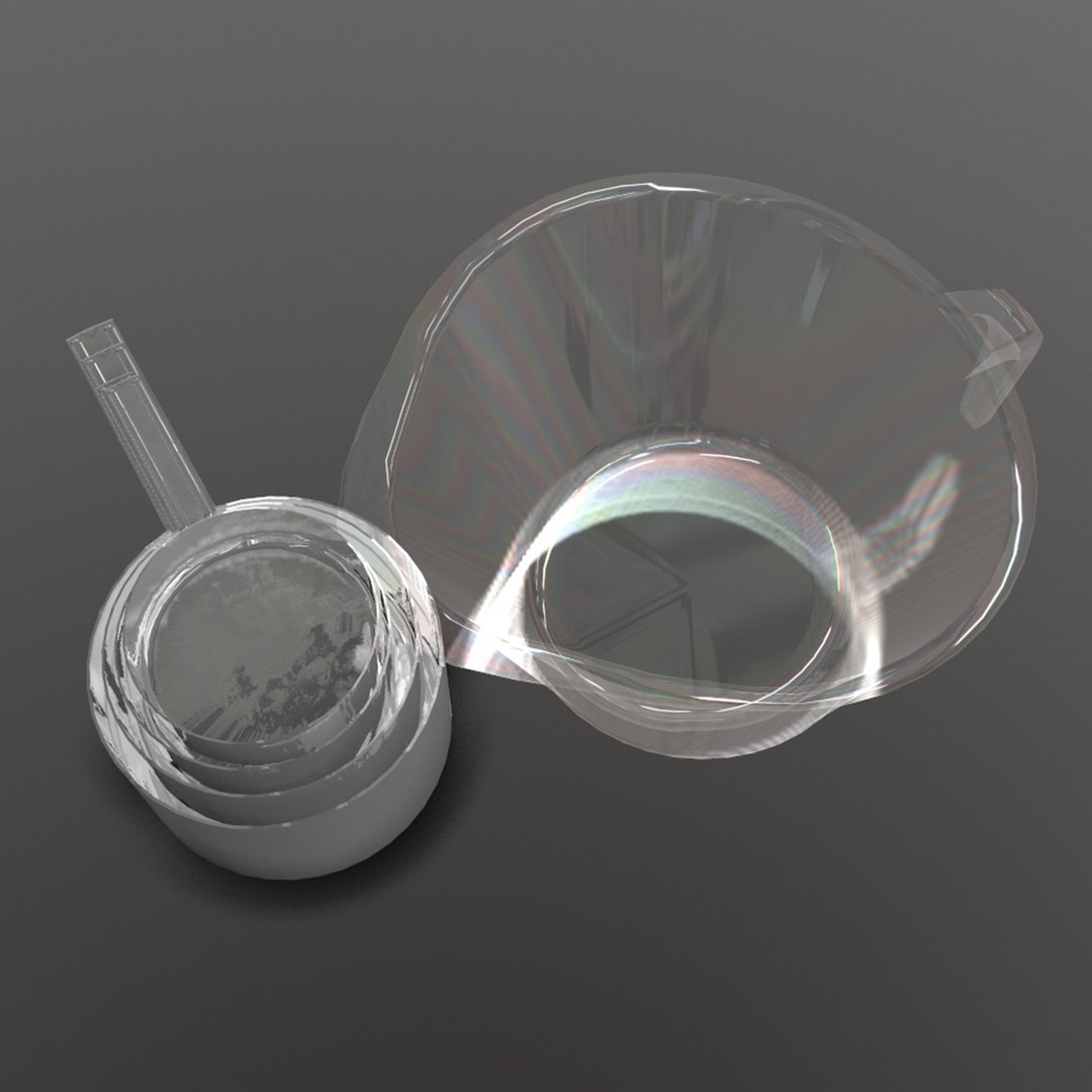 Measuring cups 3D model - TurboSquid 1289678