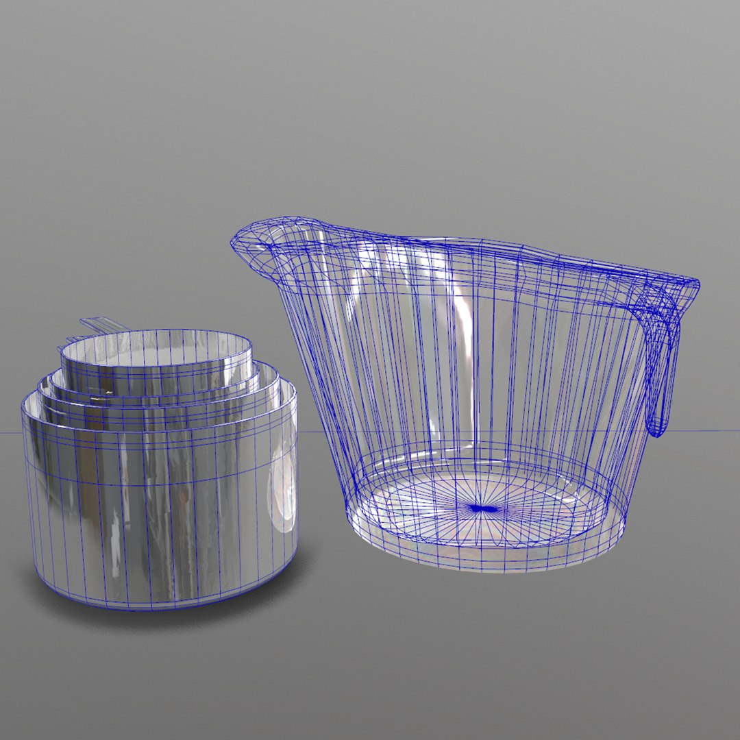 Measuring cups 3D model - TurboSquid 1289678