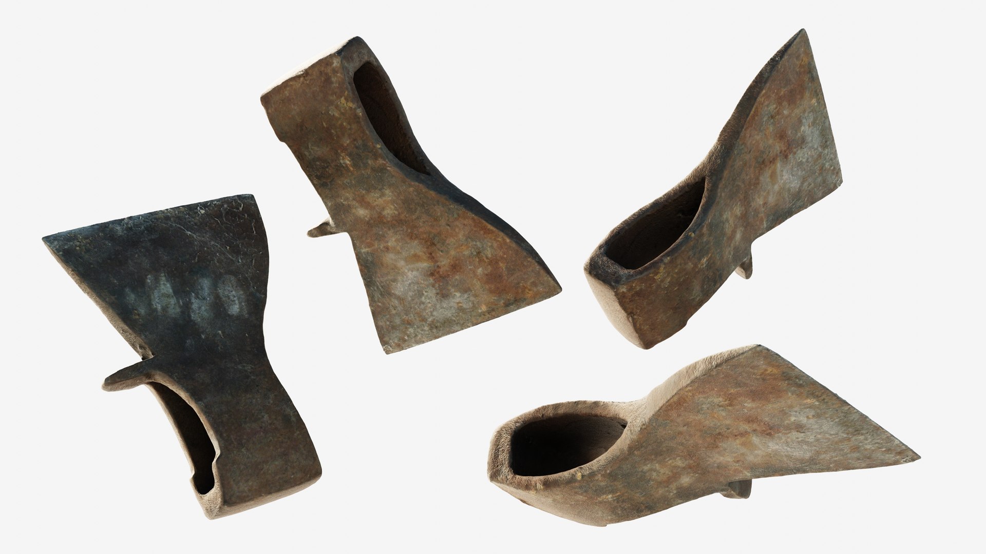 Scanned Blade Of An Old Rusty Axe 3D - TurboSquid 2381593