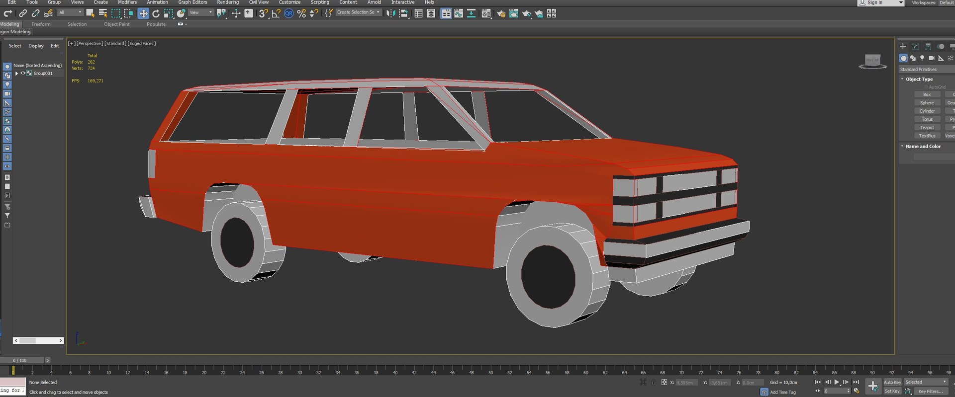 Minivan Low Poly 3D Model - TurboSquid 2173062