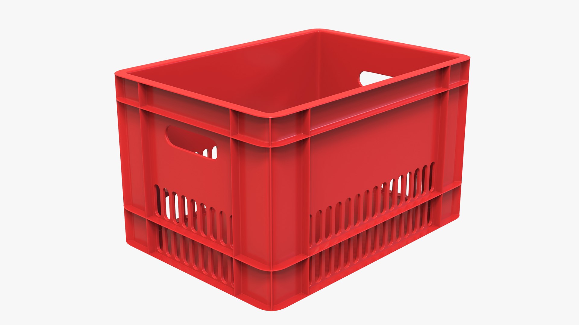 3D Red Crate Model - TurboSquid 1431265
