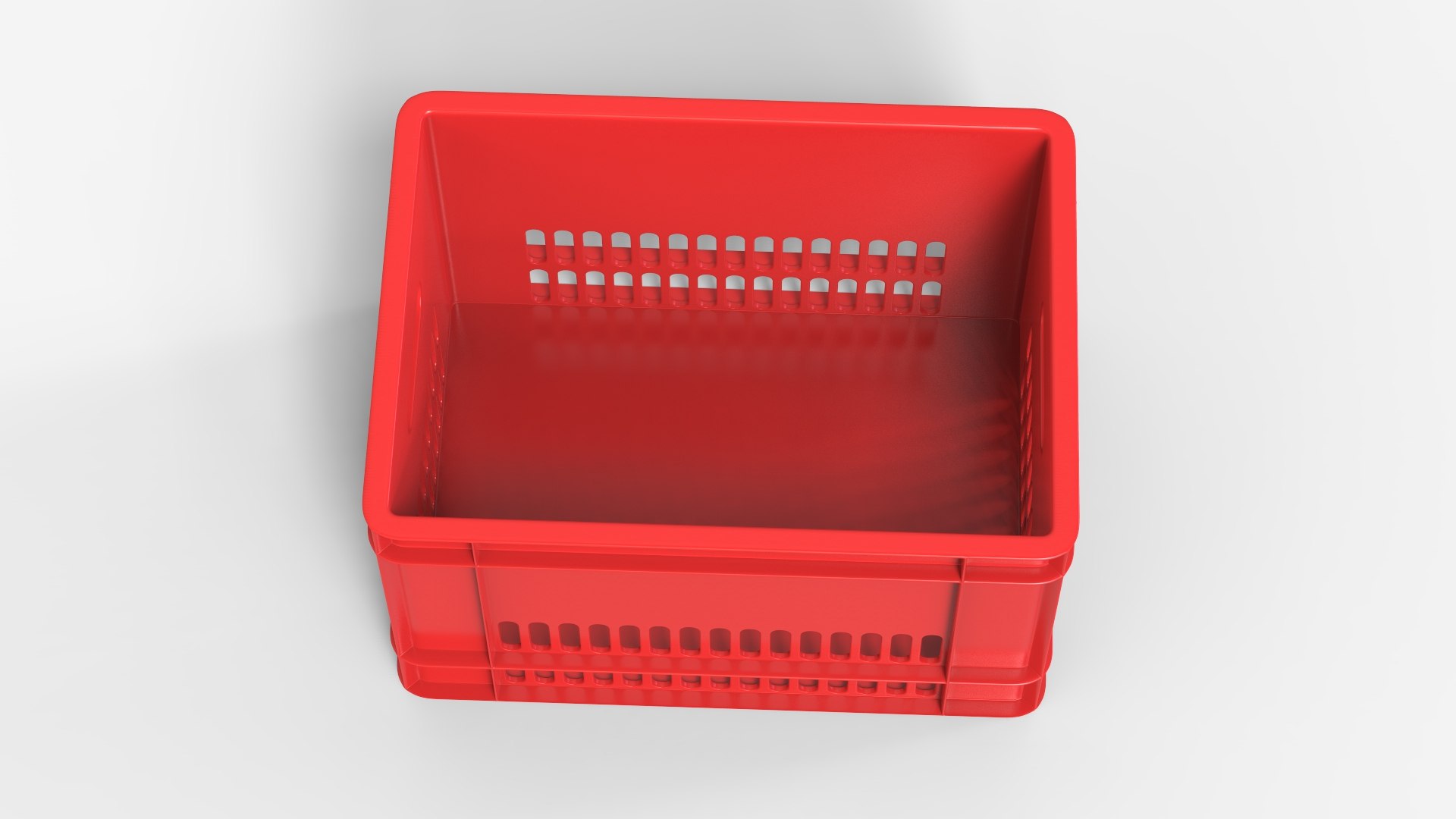3D Red Crate Model - TurboSquid 1431265