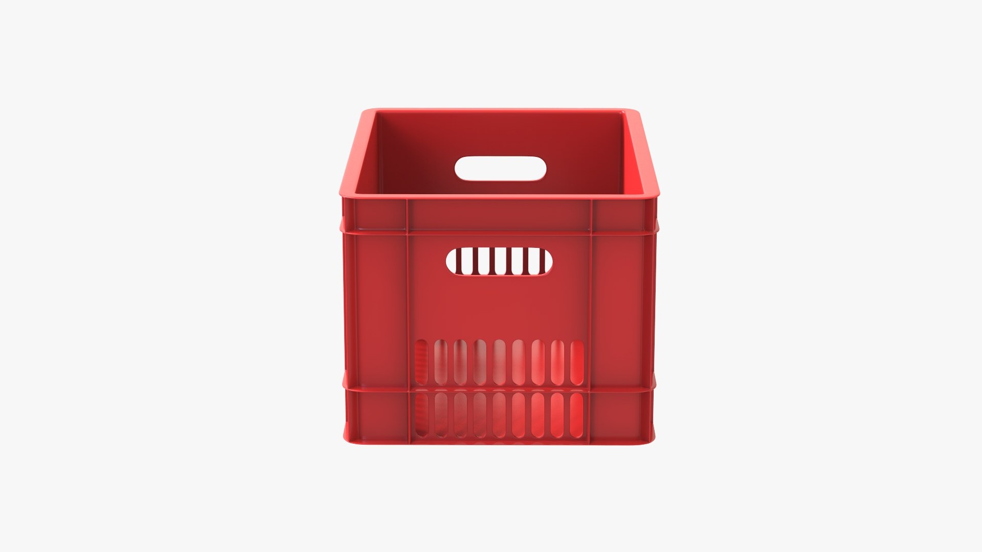 3D Red Crate Model - TurboSquid 1431265