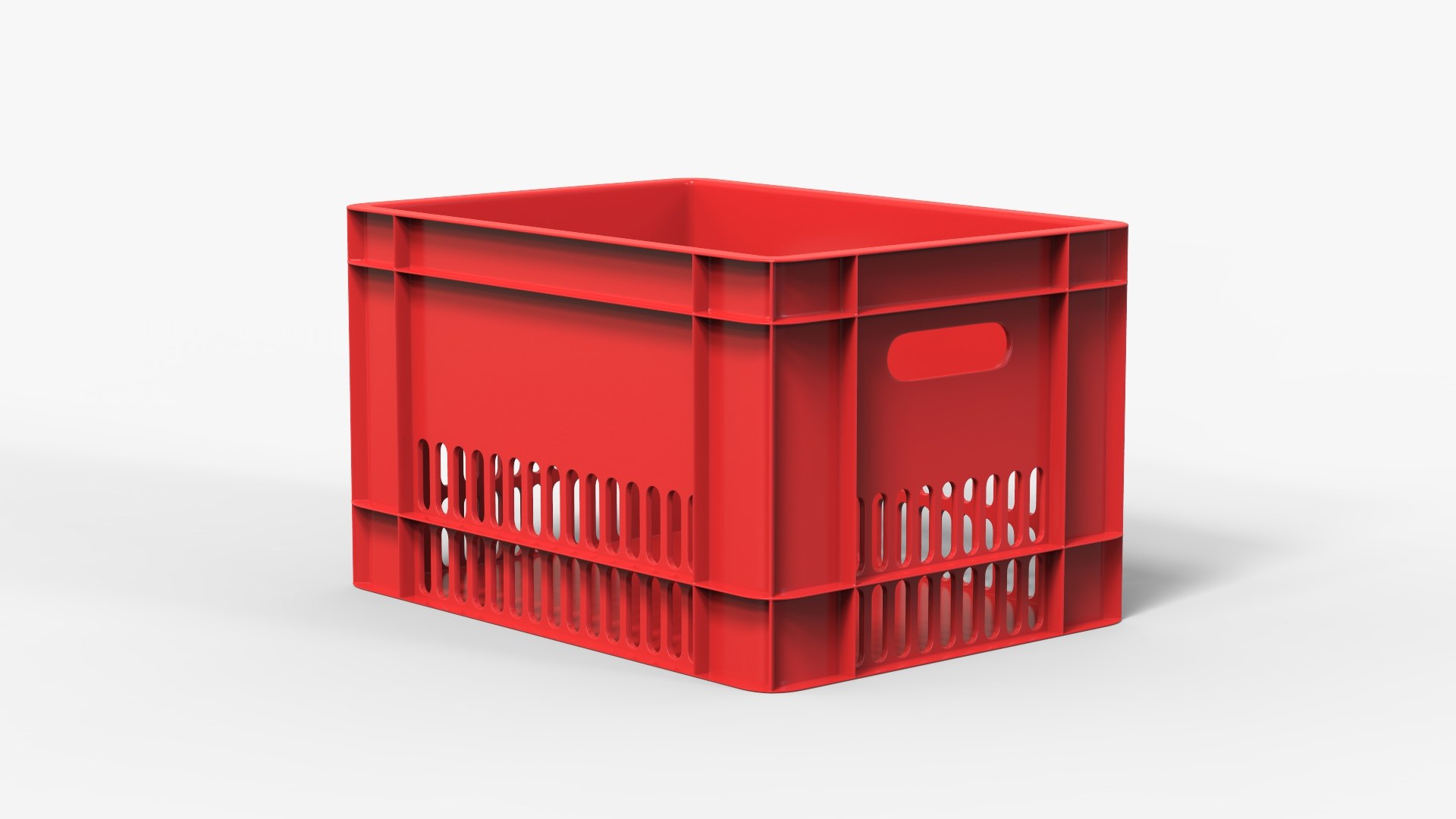 3D Red Crate Model - TurboSquid 1431265