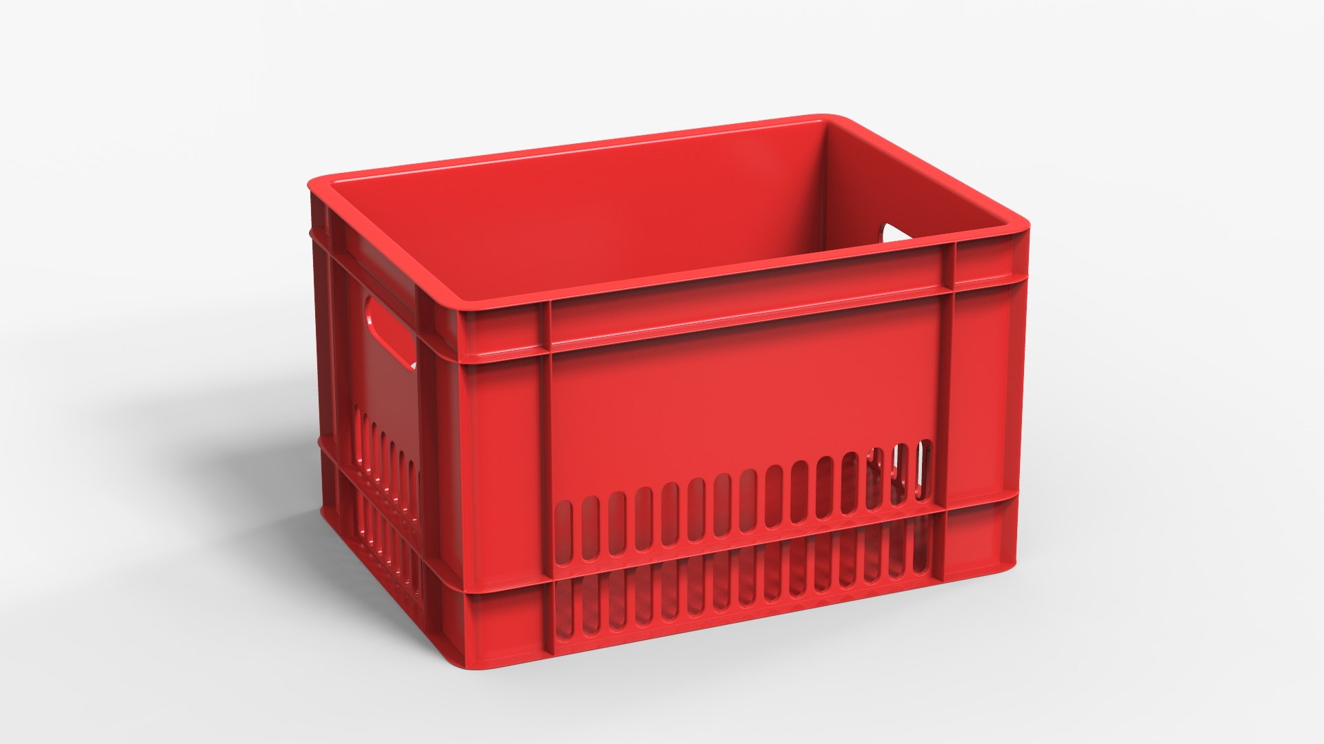 3D Red Crate Model - TurboSquid 1431265
