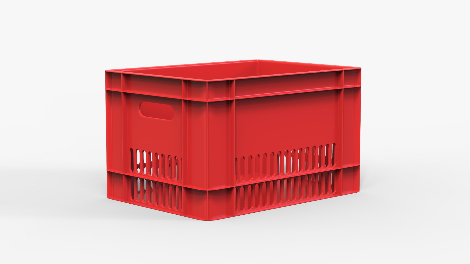 3D Red Crate Model - TurboSquid 1431265
