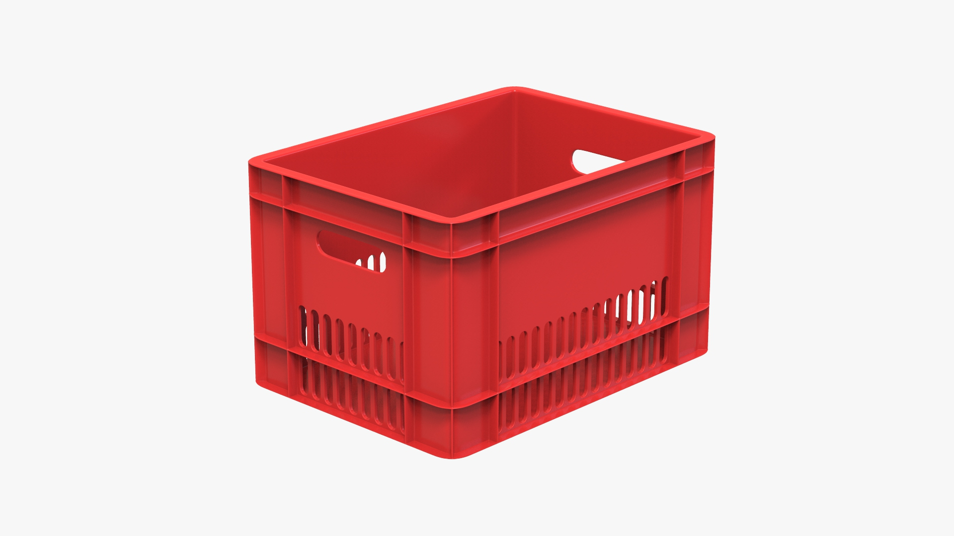3D Red Crate Model - TurboSquid 1431265