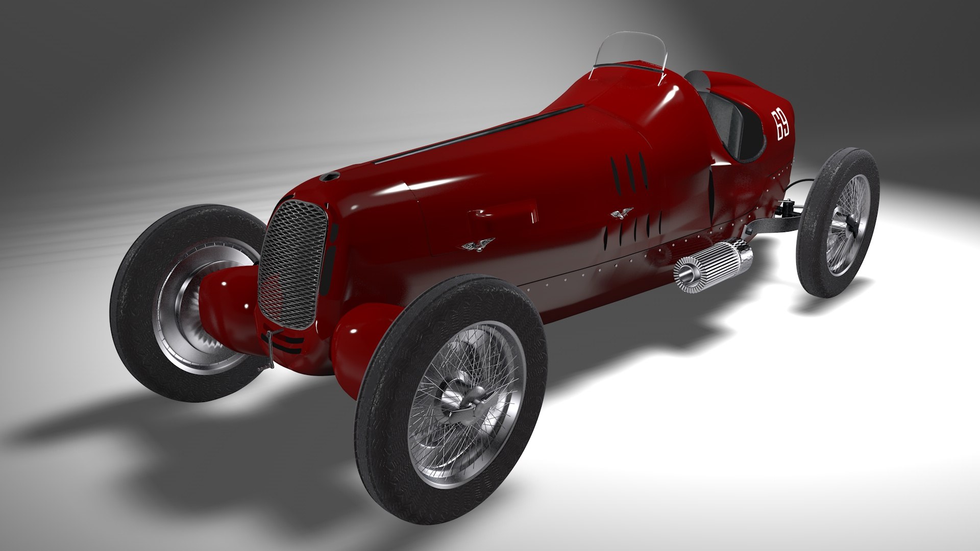 Alfa Romeo Type C - 1936 3D Model - TurboSquid 2108094