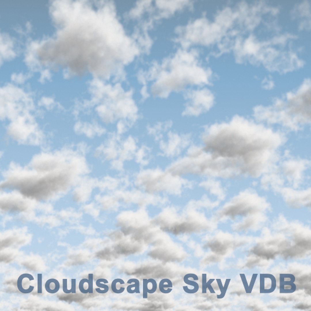 3D Cloudscape Sky 04 Vdb - TurboSquid 1480354