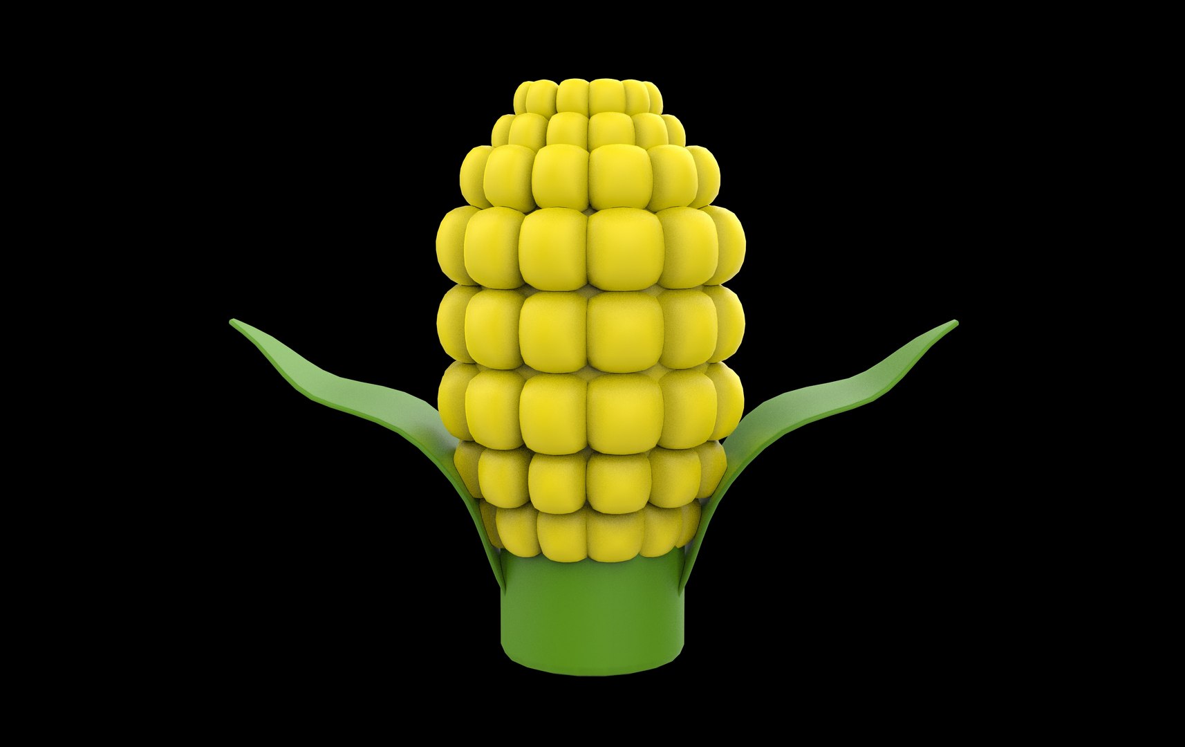 Corn Model Low-poly 3D Model 3D - TurboSquid 2338751