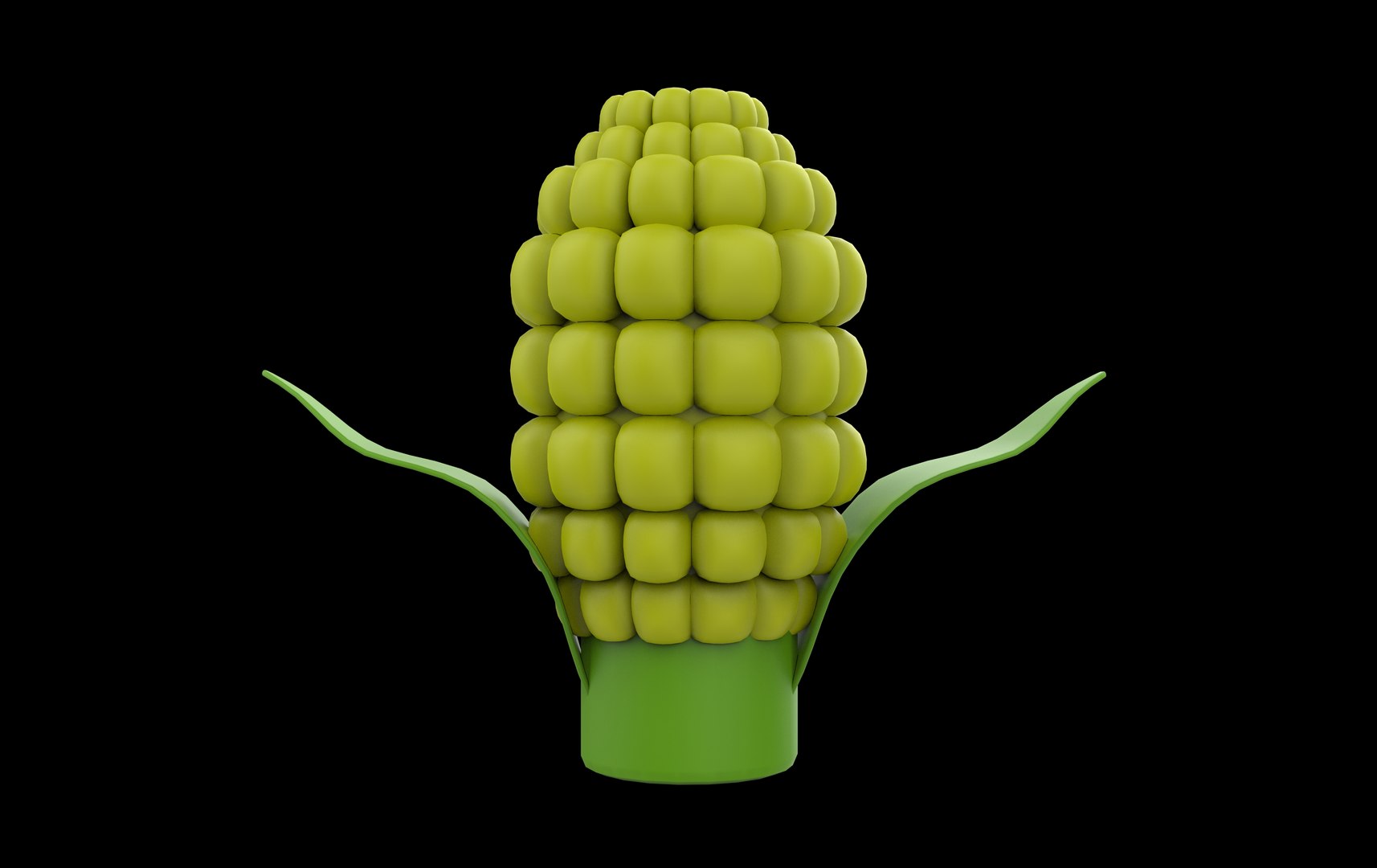 Corn Model Low-poly 3D Model 3D - TurboSquid 2338751