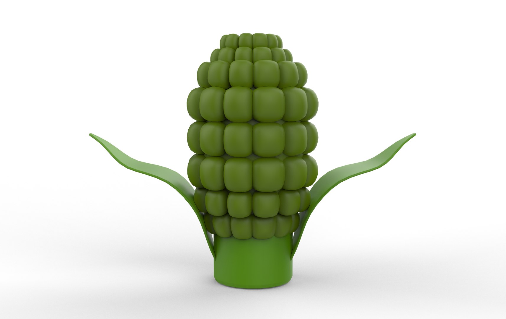 Corn Model Low-poly 3D Model 3D - TurboSquid 2338751