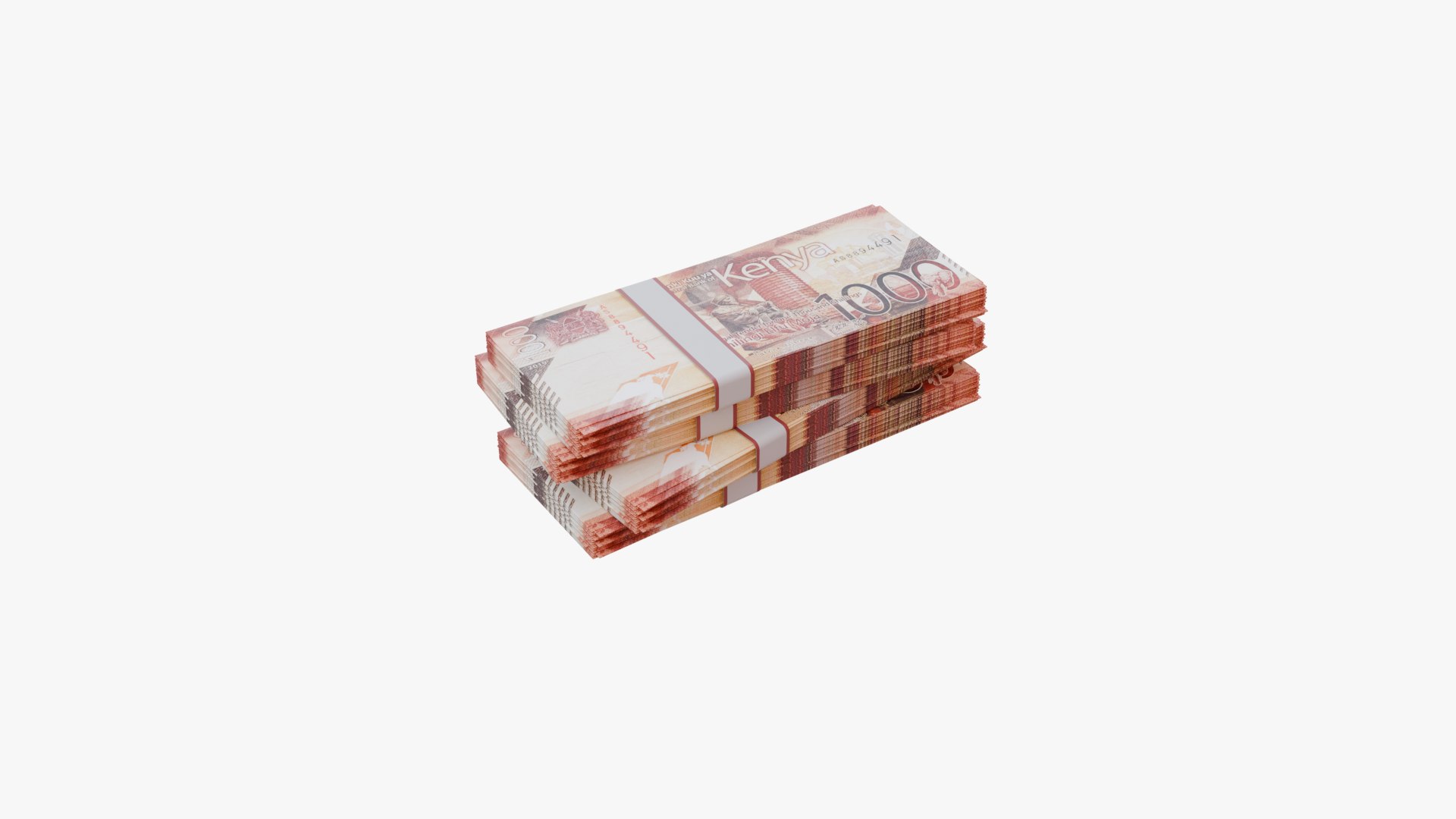 1000 Kenyan Shilling KES 3D Model - TurboSquid 2550449