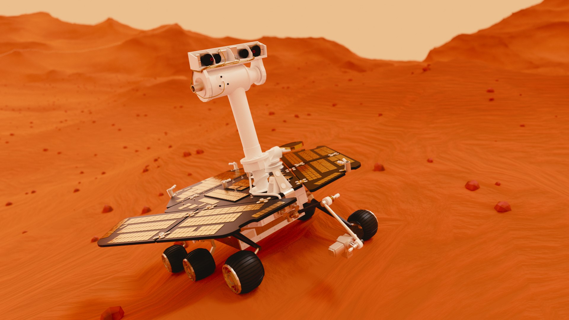 Opportunity Mars Rover 3D Model - TurboSquid 1386651