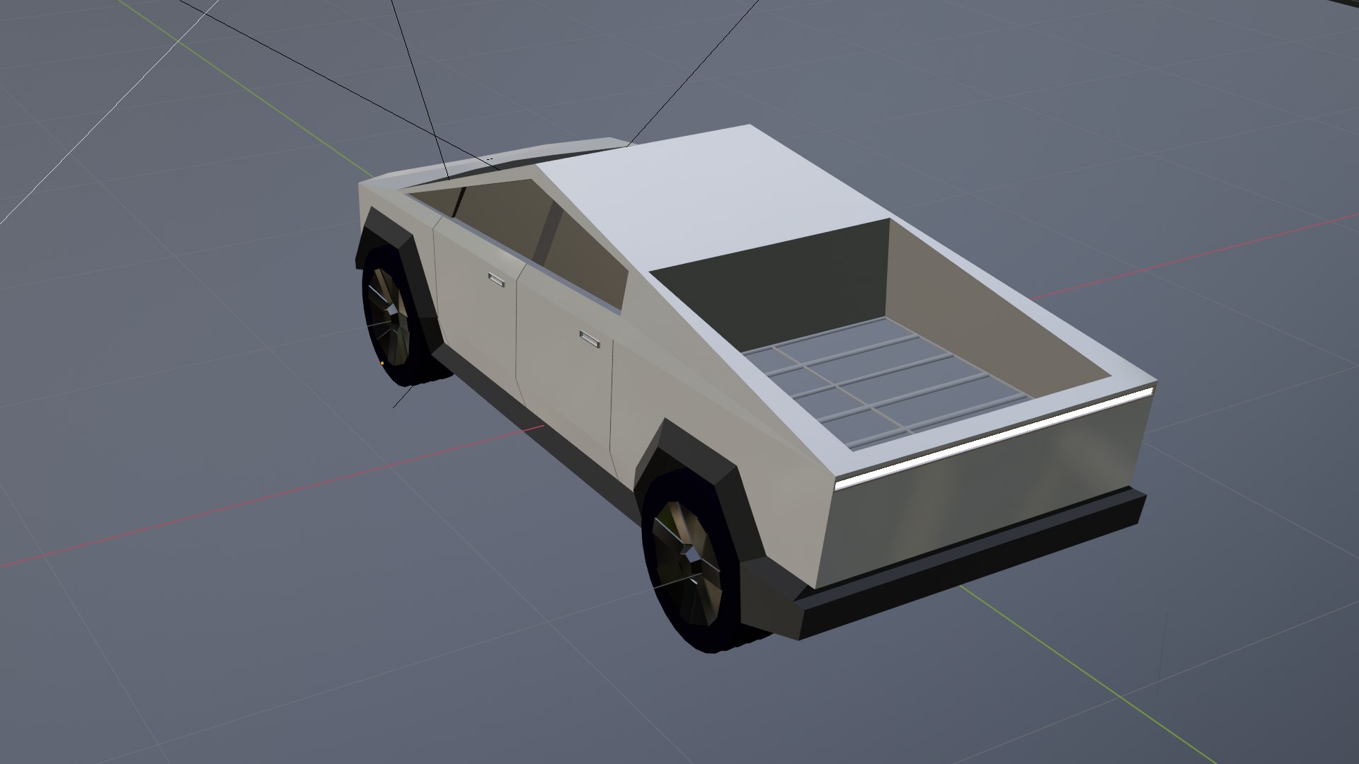 3D Cybertruck Cyber Tesla - TurboSquid 1679646