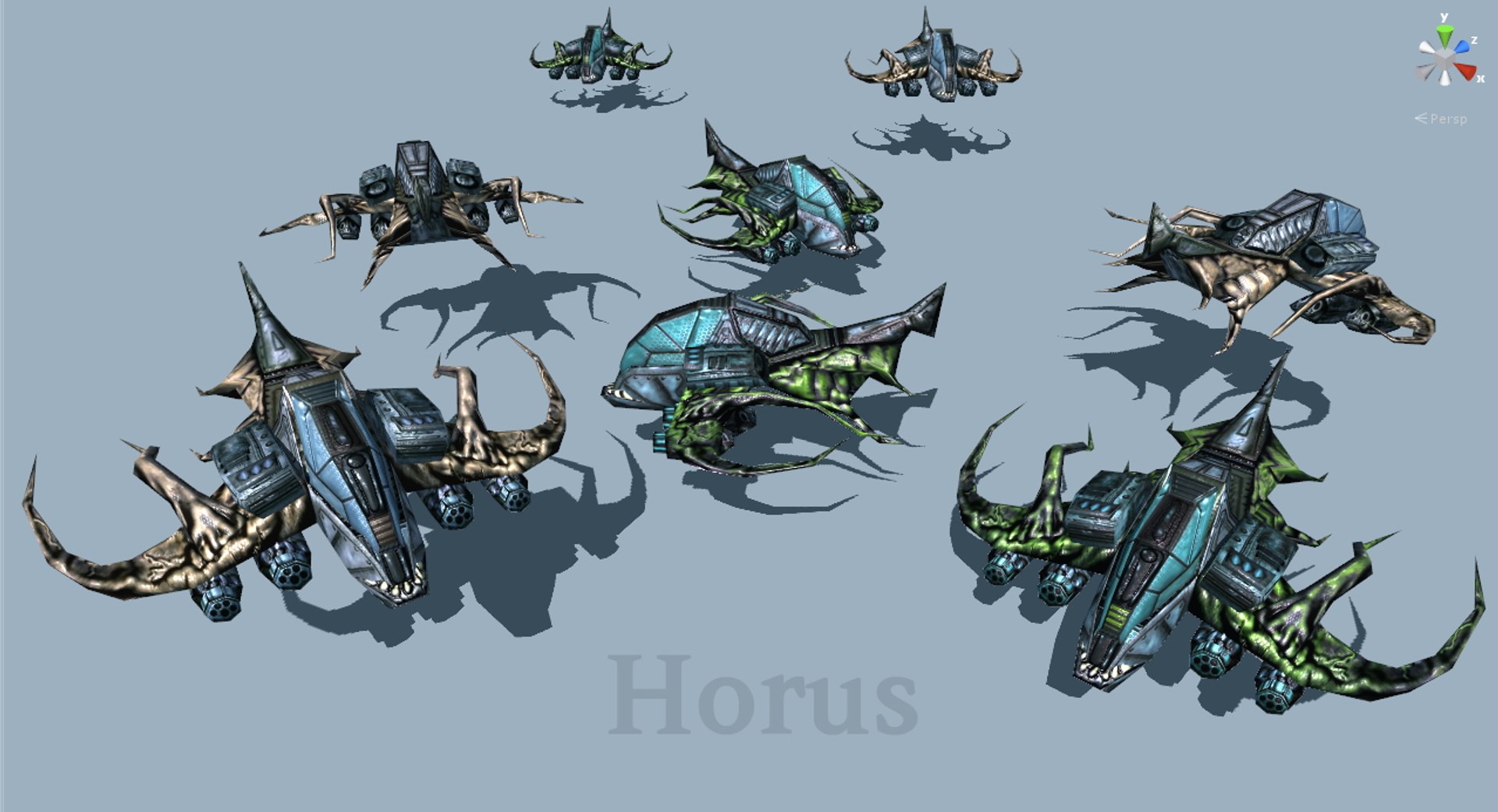 3d Model Mutant Army Rts