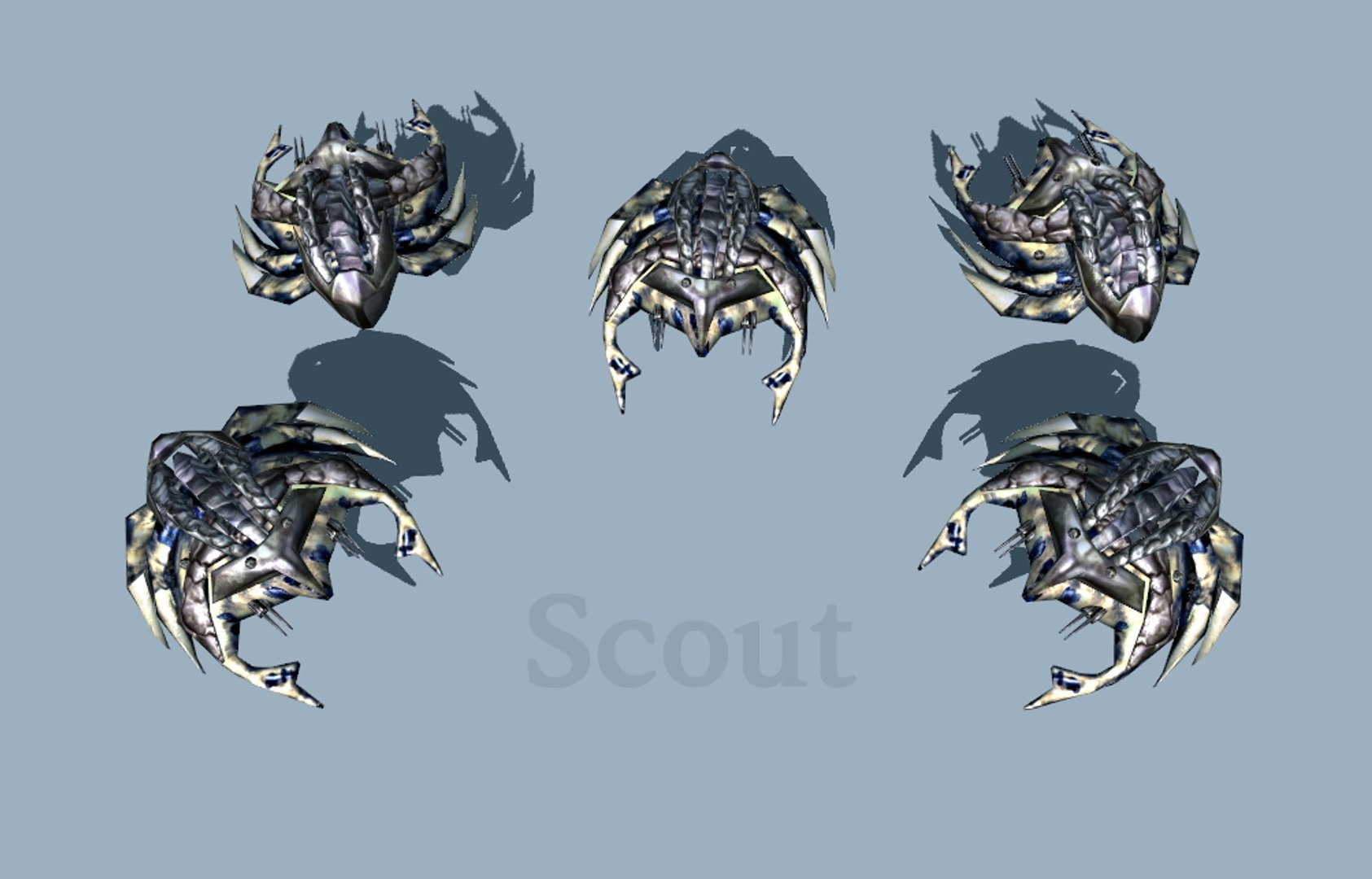 3d Model Mutant Army Rts