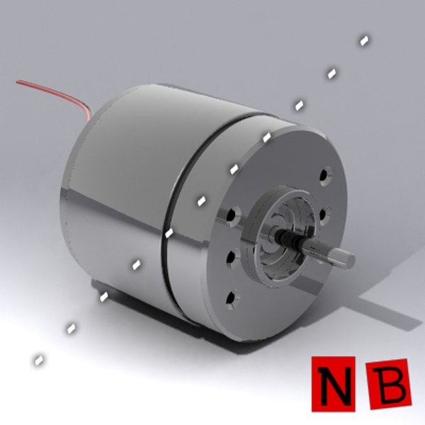 dc electric motor 3ds