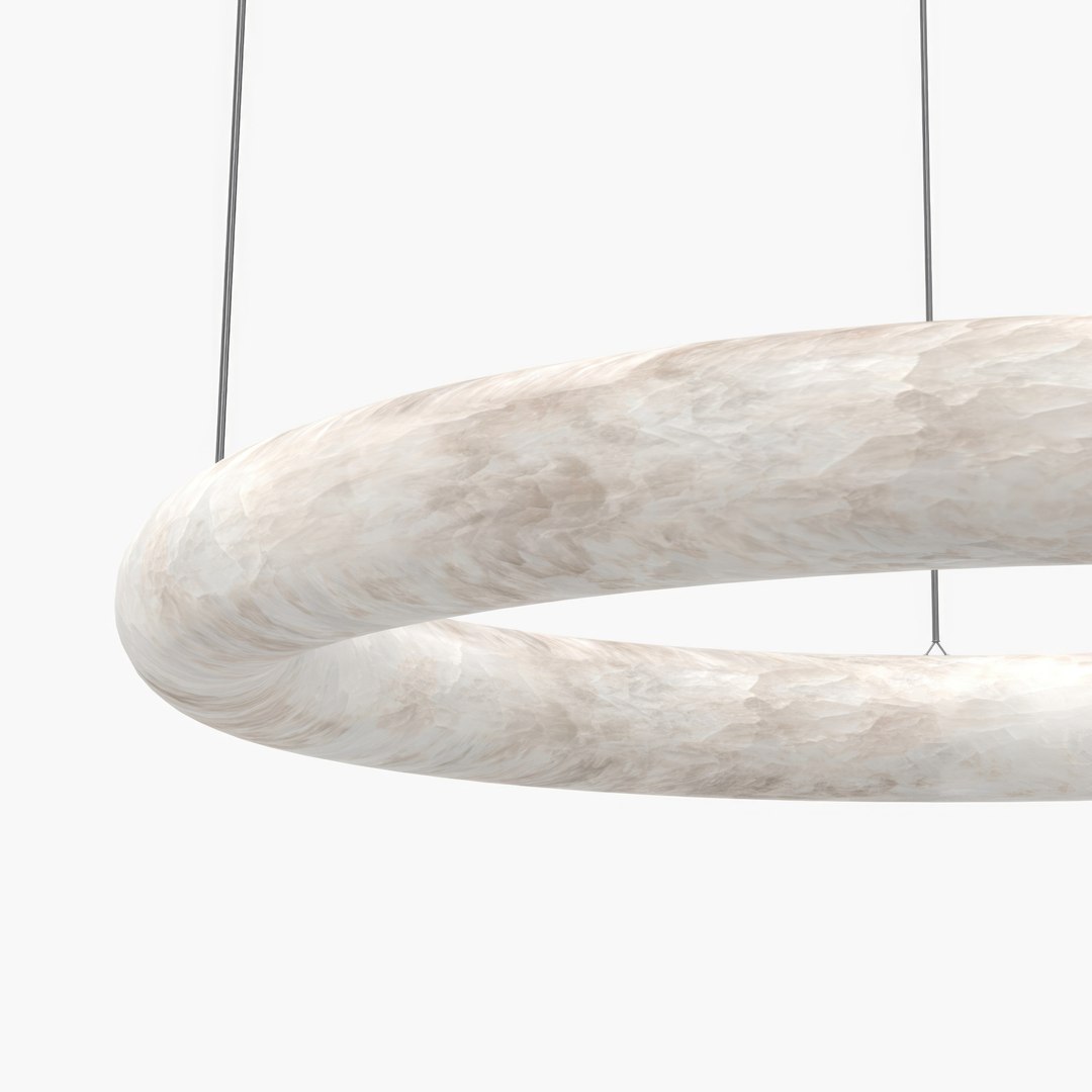 3D Alabaster Oslo Cable Pendant Light PBR - TurboSquid 2205084