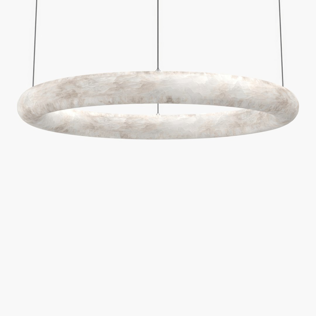 3D Alabaster Oslo Cable Pendant Light PBR - TurboSquid 2205084