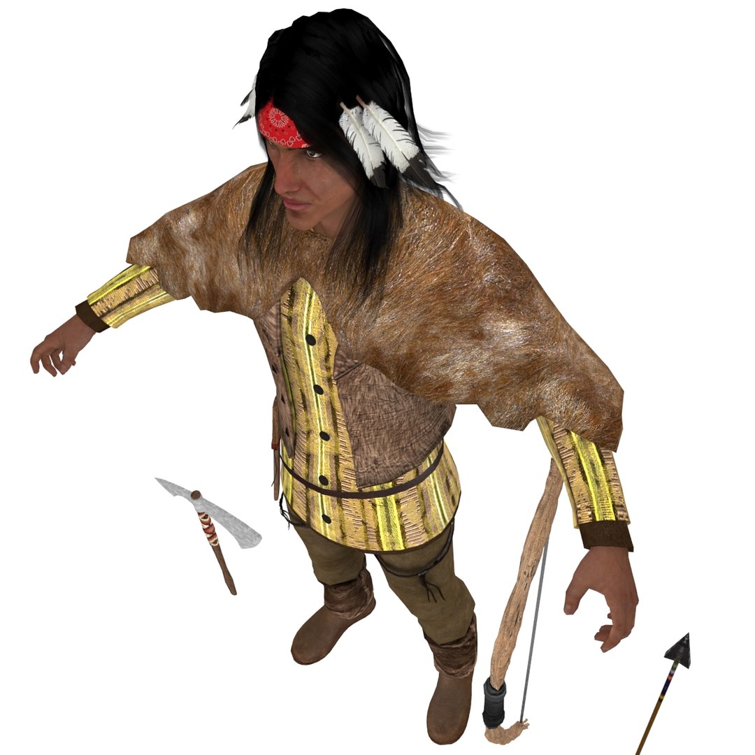 3D Model Native American - TurboSquid 1271831