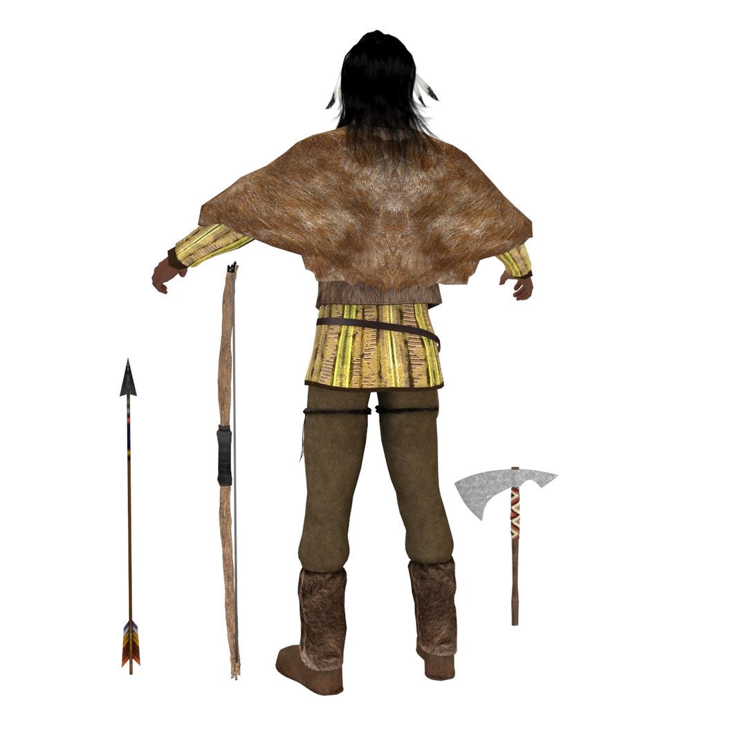3D Model Native American - TurboSquid 1271831