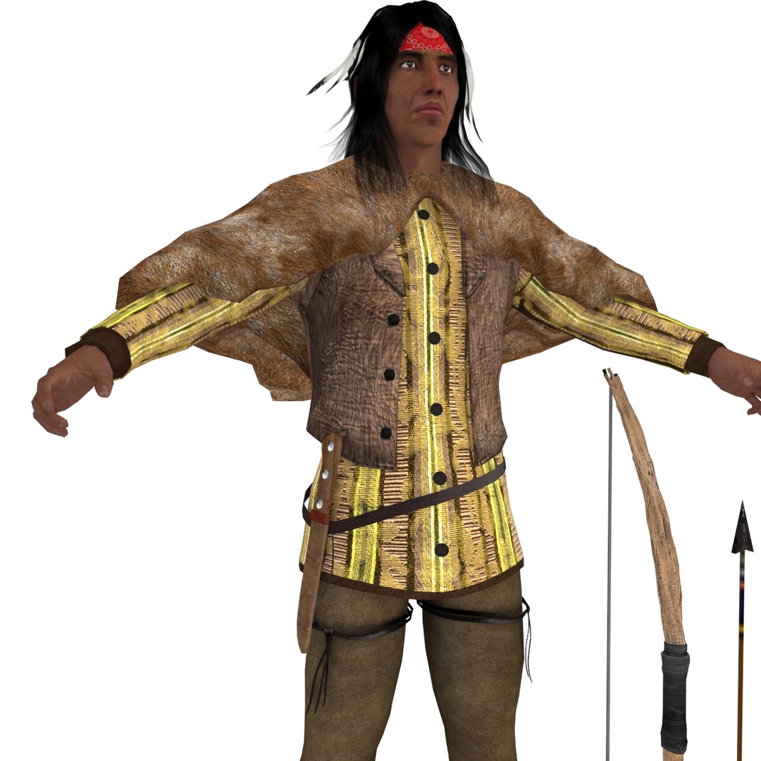 3D Model Native American - TurboSquid 1271831