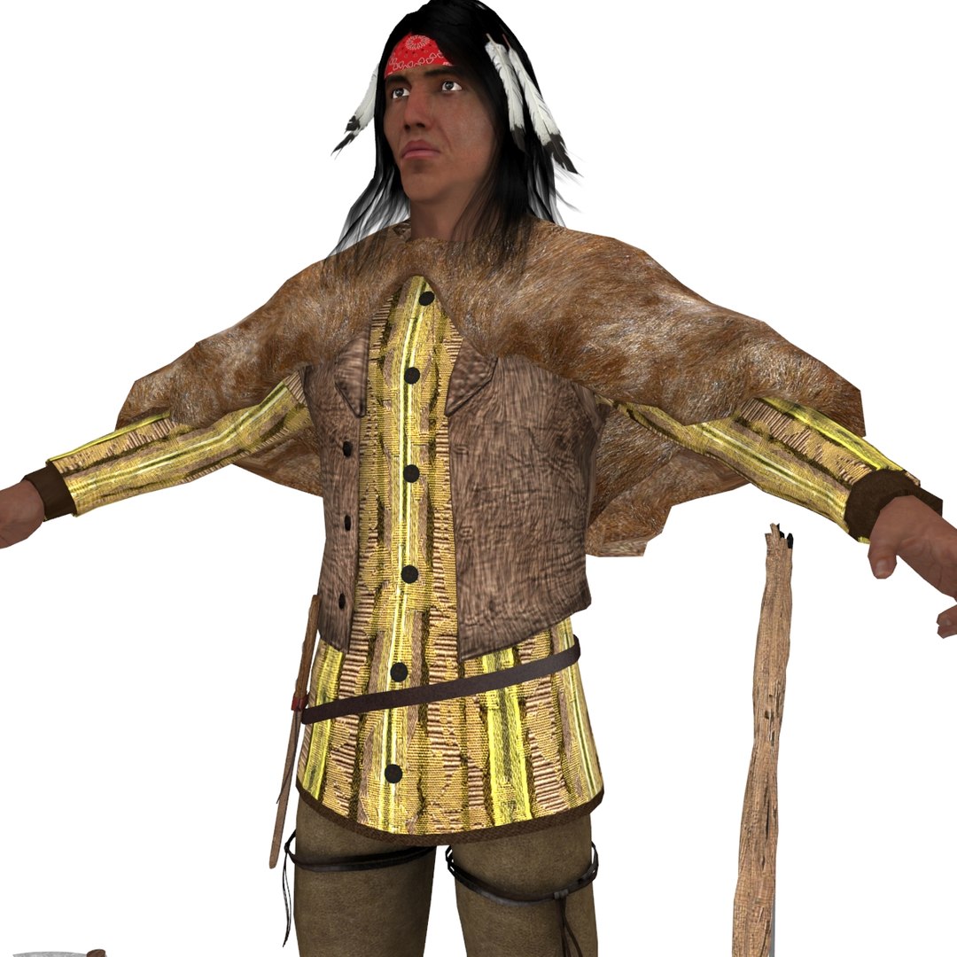 3D Model Native American - TurboSquid 1271831