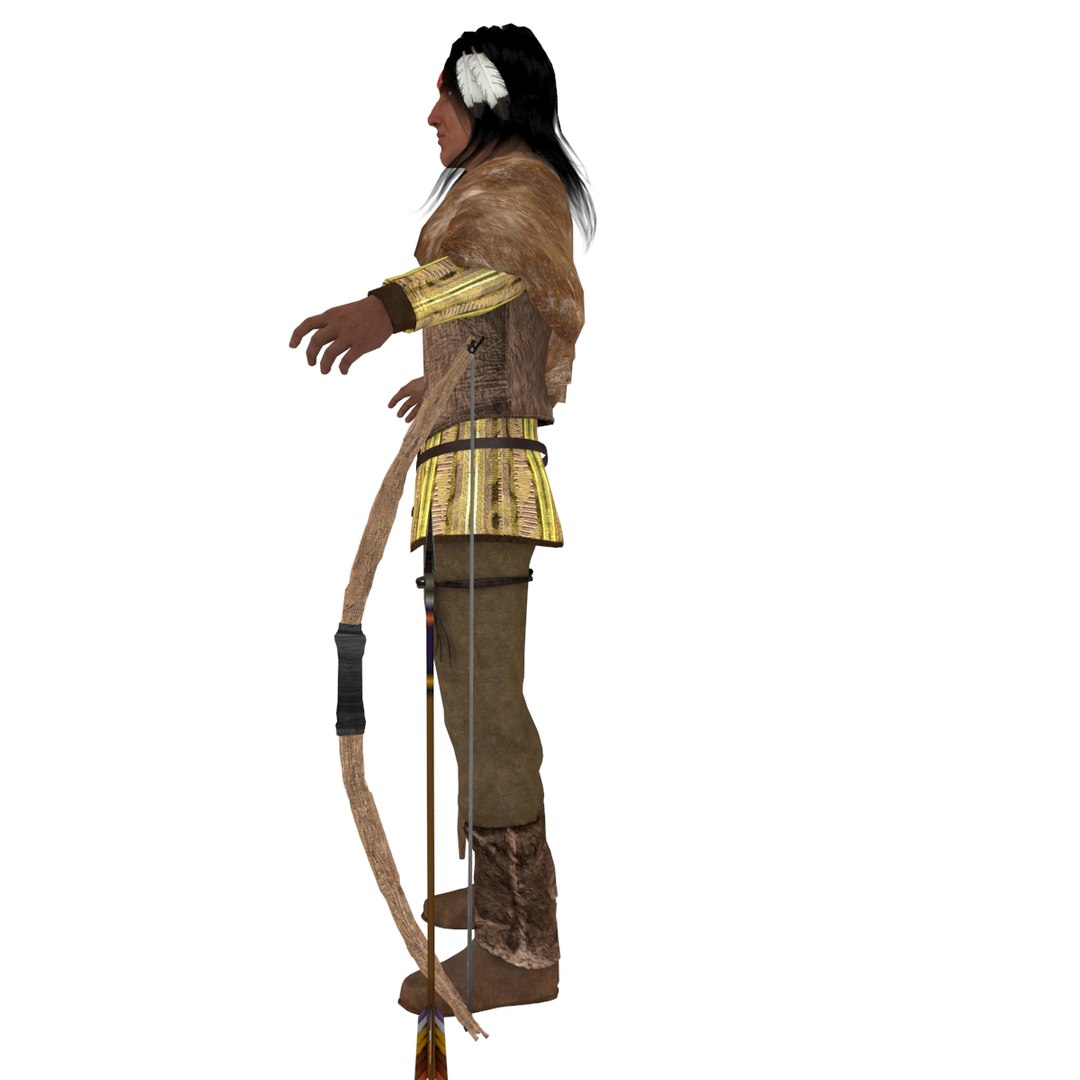 3D Model Native American - TurboSquid 1271831