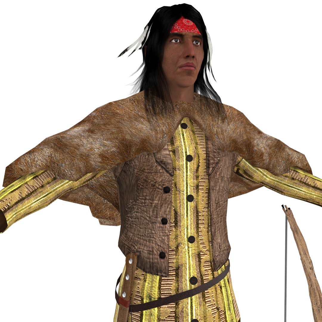 3D Model Native American - TurboSquid 1271831